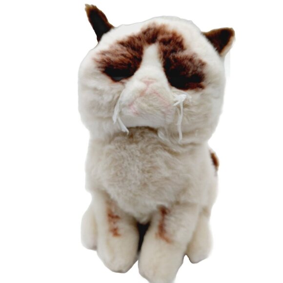 Gund | Toys | Gund Grumpy Cat Plush Stuffed Animal Furry White Brown ...